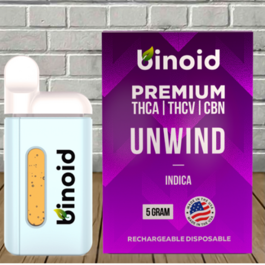 Binoid Premium THCa + THCv Disposable 5g - Great CBD Shop