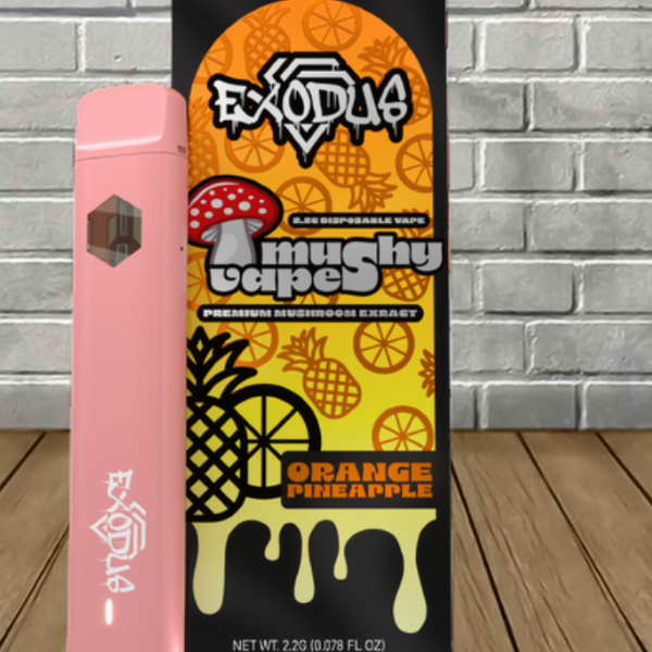 Exodus Premium Mushroom Extract Mushy Vapes 2.2g - Great CBD Shop